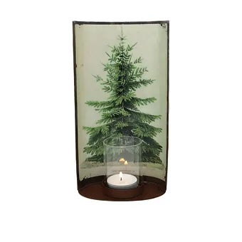 Vintage Fir Tree Tin Sconce | Winterbrook Garden Nurseries